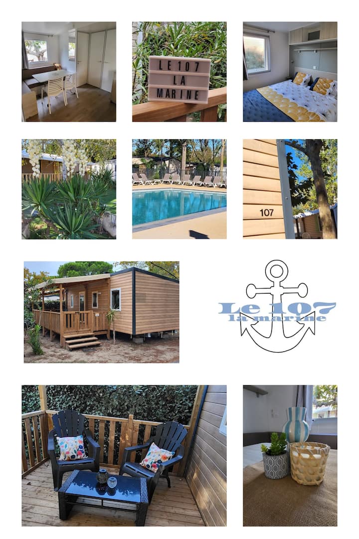 Mobil-home Dans Camping 4* - Aigues-Mortes