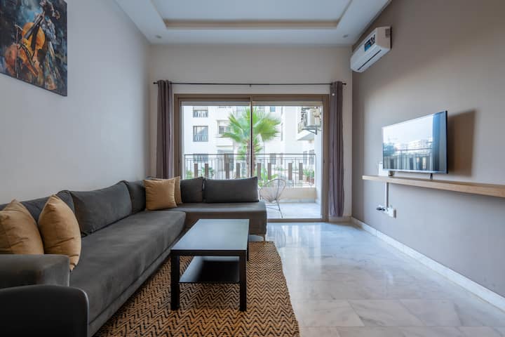 Appartement Moderne à Proximité De L'aéroport - Bouskoura