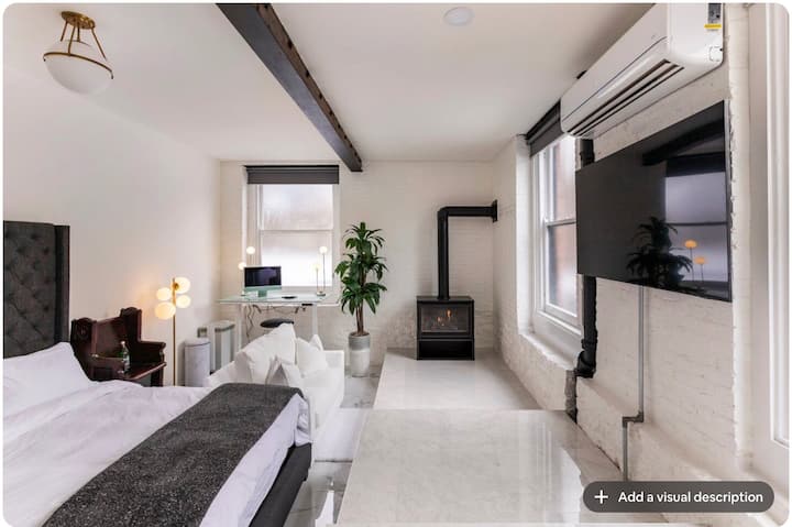 Luxury Fireplace Rooftop Spa Loft Gym Ev+ Med Cntr - Buffalo, NY