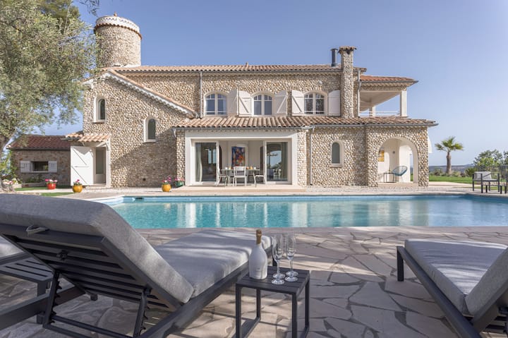 Villa Galet : Vue Incroyable - Alpes-Maritimes