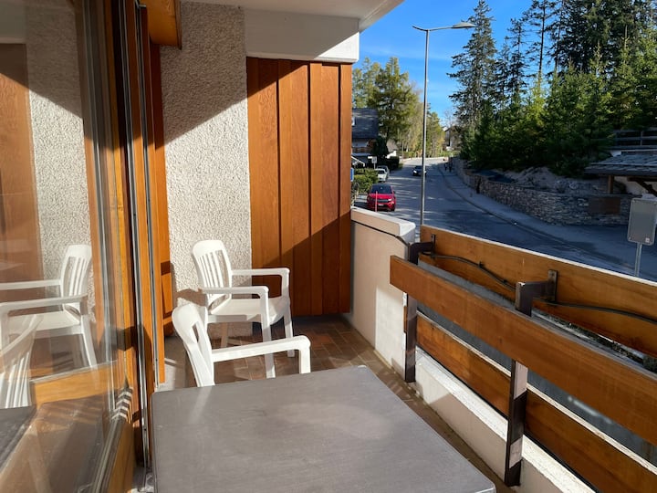 The Vintage: Appartement Avec Balcon Près Du Golf - Leukerbad