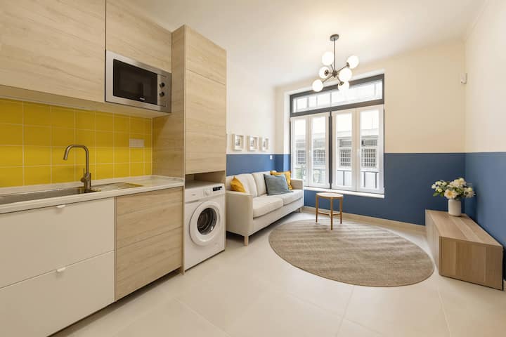 Anjos Design 2-bed Apt • 2 Min Metro • Chic_d - Benfica