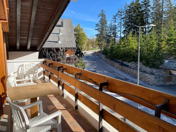 The Vintage: Grand Apt. Avec Vue Sur La Montagne - Crans-Montana