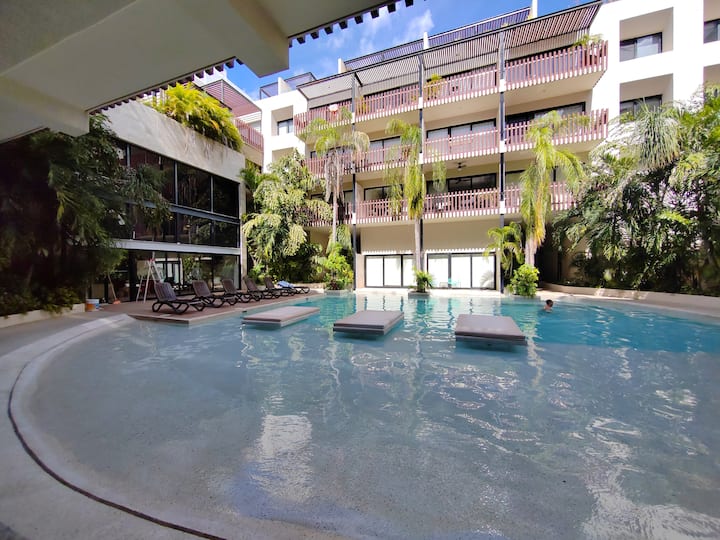 Amplio Y Céntrico Apto. 1br/pool/cowork/gym - Playa del Carmen
