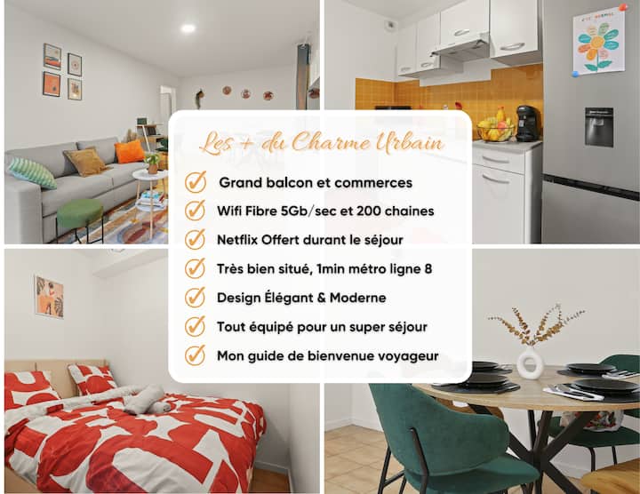 Appart Agréable Avec Balcon Calme, Métro 8, Paris - Maisons-Alfort