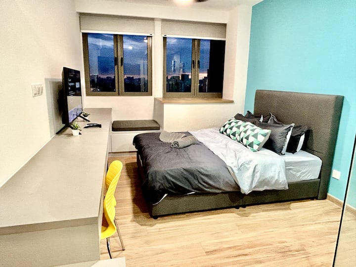 Kl Sentral-pool,gym,monorail,co-working,2pax - Kuala Lumpur