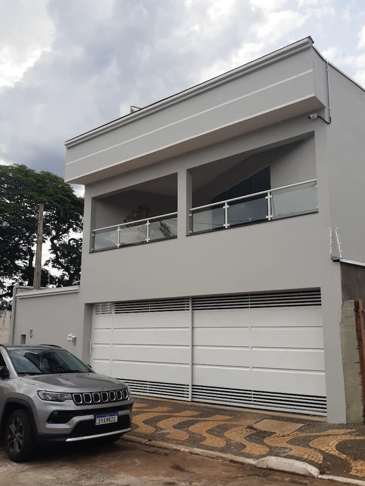 Casa Parque Dos Saltos - Brotas 100 Mts Do Centro - Brotas