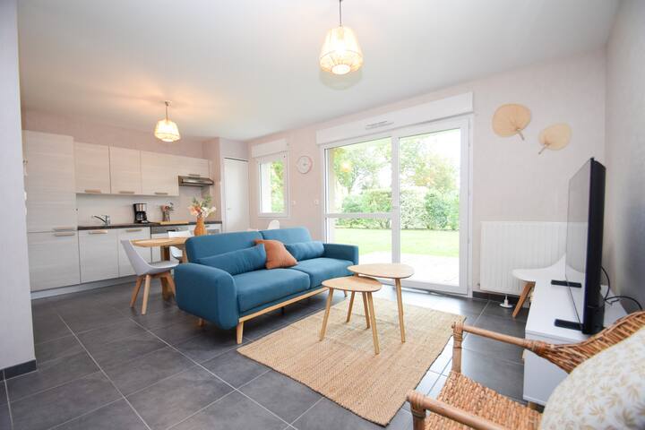 Appartement 4 Pers Cosy Avec Jardin Et Parking - Saint-Lunaire
