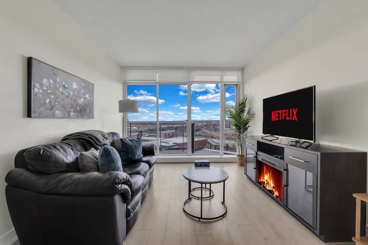 29thfloor*saddledome*balcony*1gwifi*a/c*gym - Calgary