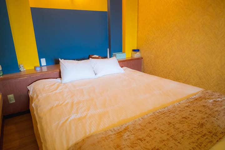 ブルー&イエロー29㎡ 喫煙可 Room15 - 渋川市