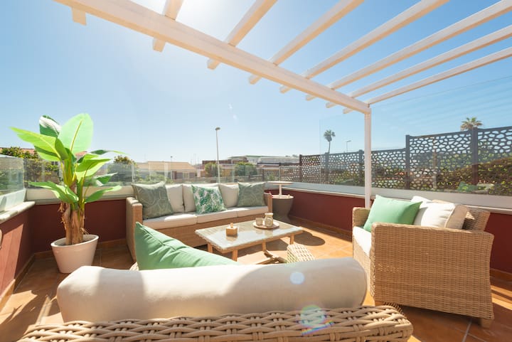 Chalé Con Terraza En La Costa - Gran Canaria
