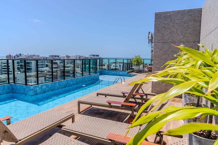 Liv 604 | Piscina | Academia | Lavanderia - Maceió