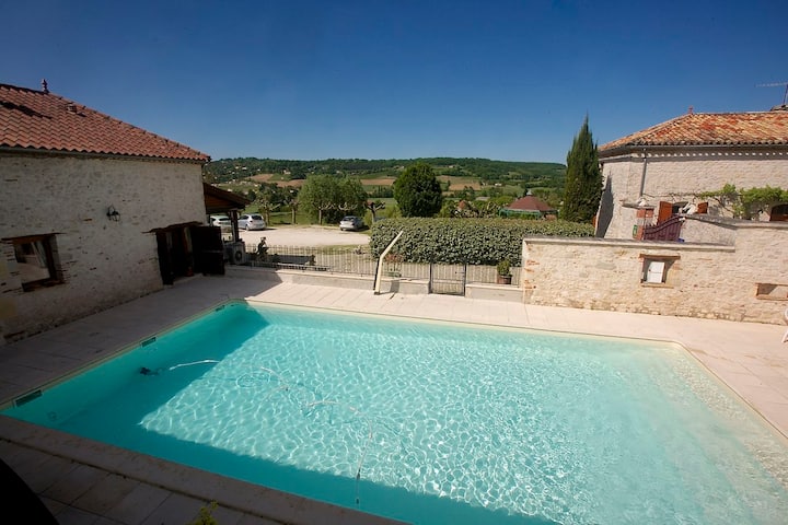 Gite 4 Chambres,calme,piscine - Saint-Sylvestre-sur-Lot