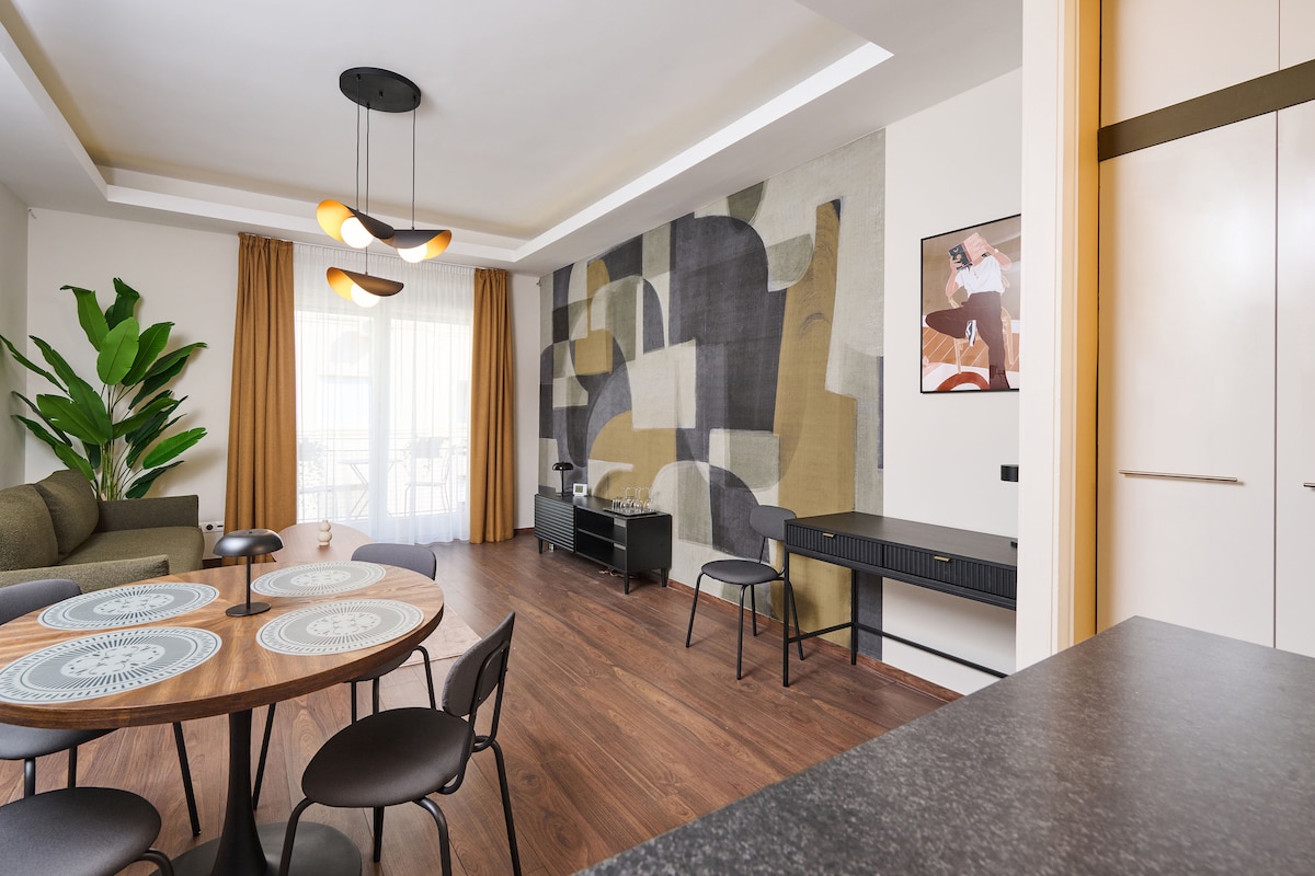 BL40 Apartamento estilo Bauhaus con balcón - Airbnb