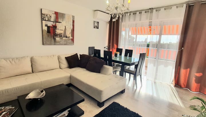 Calm, Sunny, Sea View Ac Pool - Antibes