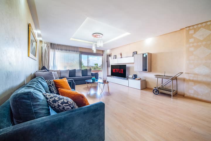 Luxury Spacious Jacuzzi Apartment On Avenue M6 - Marrakech