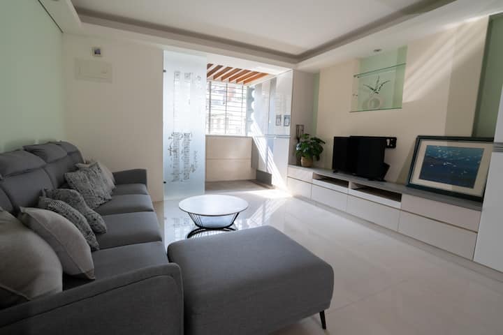 Daan Mrt Guting#4ppl三房二廳二衛浴#師大夜市 - 융허 구