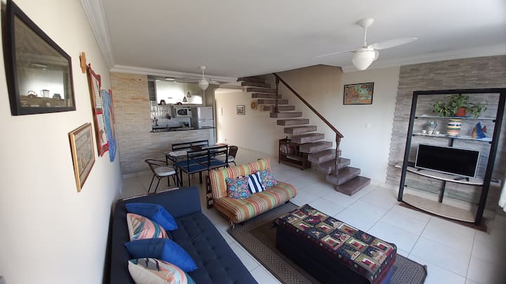 Duplex Com 3 Dorm No Tombo - Santos