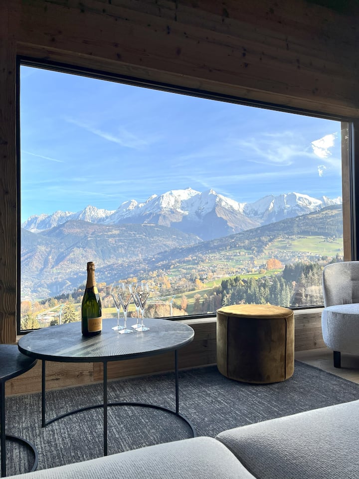 Chalet Neuf Moderne Vue Mont-blanc - Combloux
