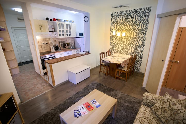 Comfortable 2br Garden Apt With Ac & Free Parking - Budapest Ferenc Liszt Airport (BUD)