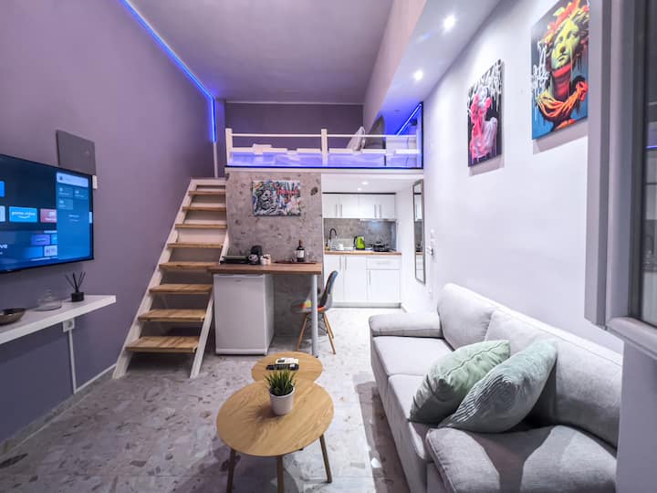 Spacefour "Downtown Comfy Loft" By #Gimispace - Thessaloniki