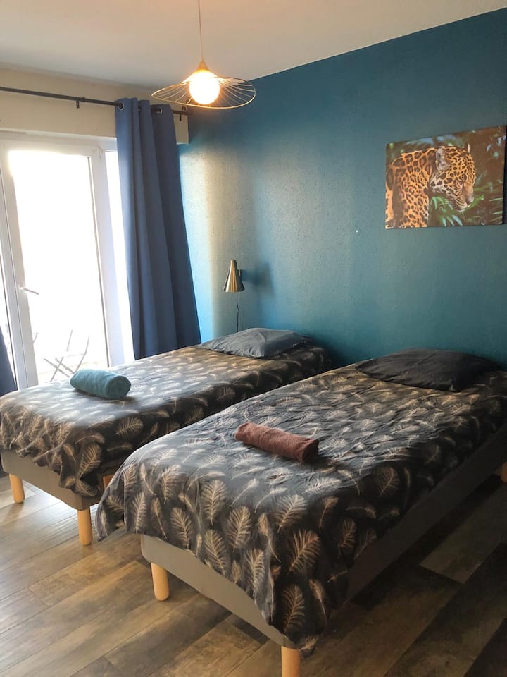 Appart Chanael - Central, Balcon - Bâle