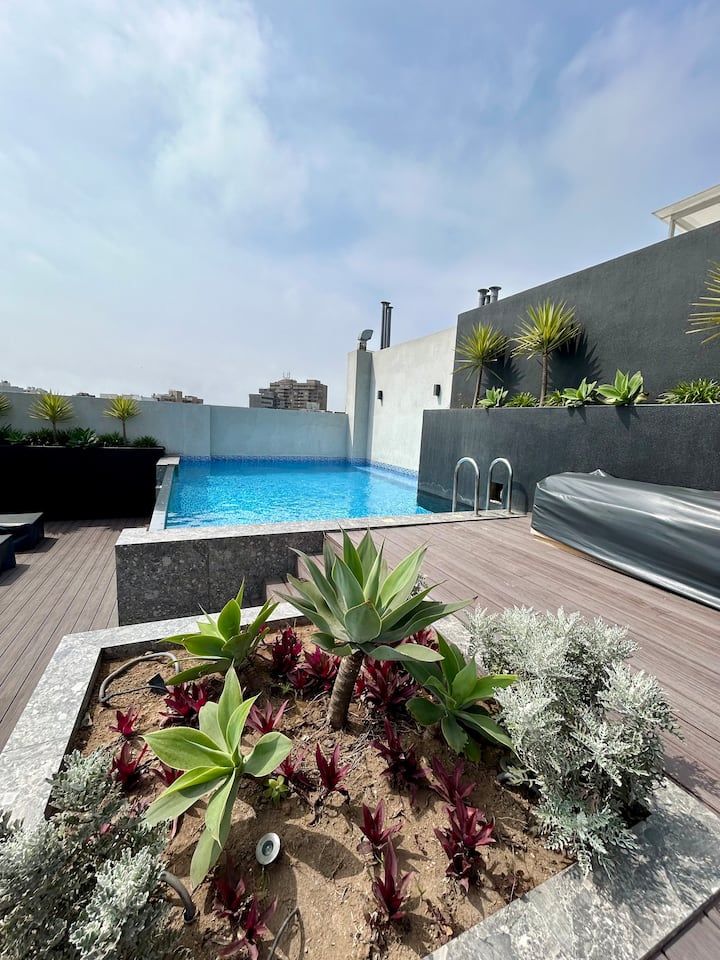 Exclusivo Apt 2hab/2bñ En El Centro De Miraflores - Lima