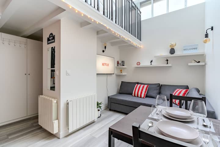 [Montparnasse-gaité] New Parisian Style Loft - Paris
