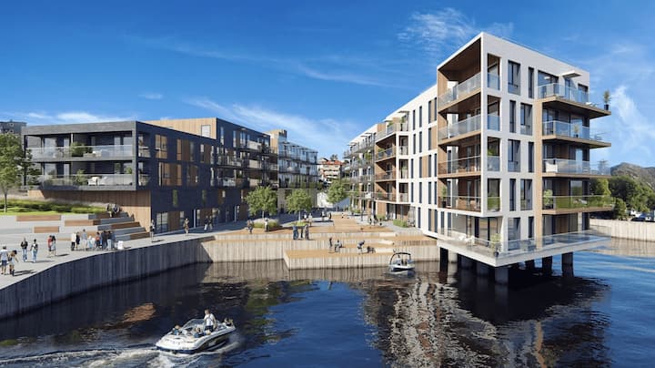 Lekker Sentrumsnær Leilighet|terrasse & Parkering - Bergen