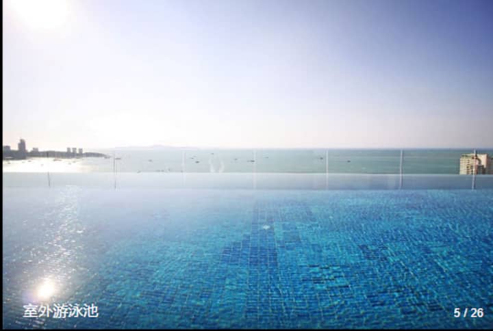 Zx01中信海公寓,拎包入住,交通便利,欢迎预定,可以做饭洗衣服,房间随机安排 -