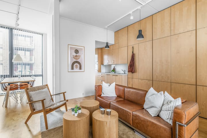 Loft Style 1-bedroom Flat - Trondheim