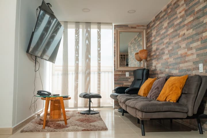 3.acogedor  Apartamento Con Una  Vista Memorable. - Bello