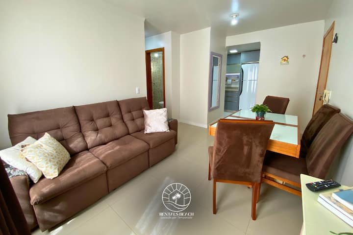 Apto A 3 Min Da Praia Da Cal | 6x Sem Juros - Torres