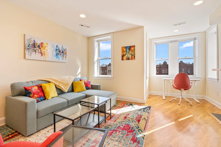 Capitol Hill, Stanton Park, Elegant Apartment 10 - Washington, DC