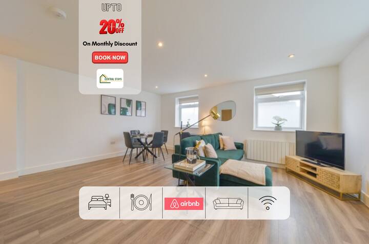 20%off|monthdeal|business|wifi|parking|sleeps4 - St Albans, UK