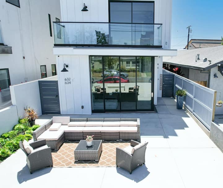 470a) Large 4 Bedroom - Walk To Beach- Fire Pit - 헌팅턴비치