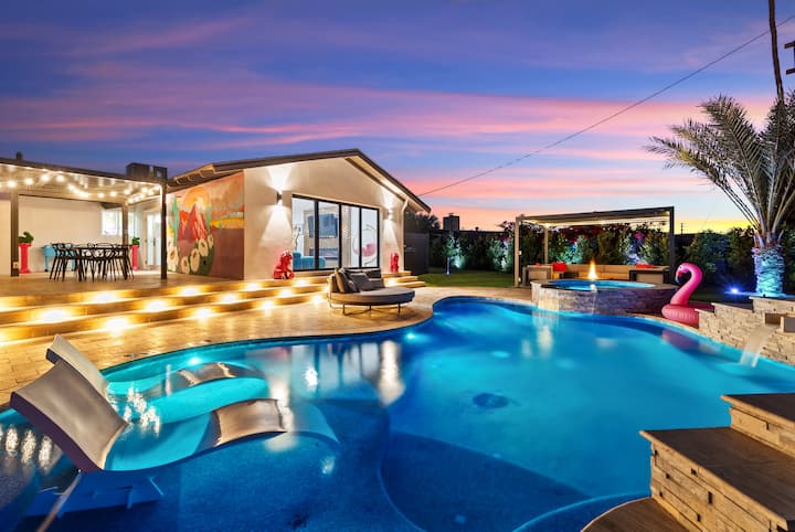 The Pinkpalm 3 | Heated Pool! | 6 Min To Old Town! - Arizona