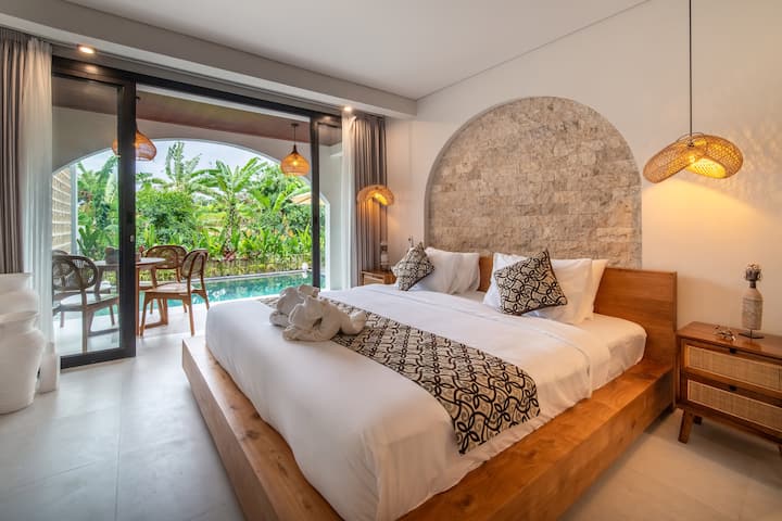Casa Mia - Romantic Mediterranean Escape With View - 烏布