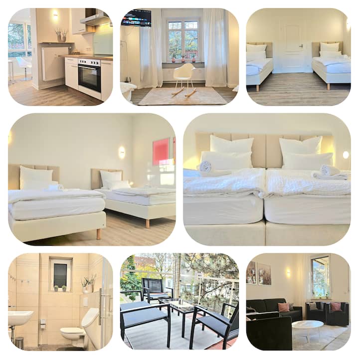 122m²-4 Rooms*central*kitchen*balcony*parking*wifi - Lünen