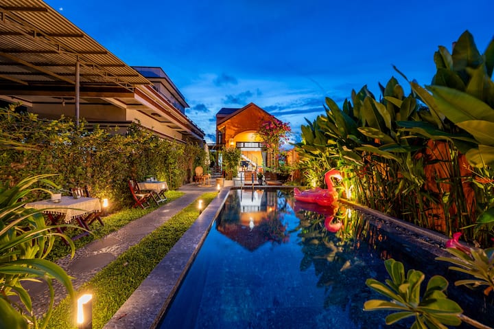 Toàn Bộ Nhà/ 5bdrs Có Hồ Bơi Rộng & Bbq Riêng - Hội An