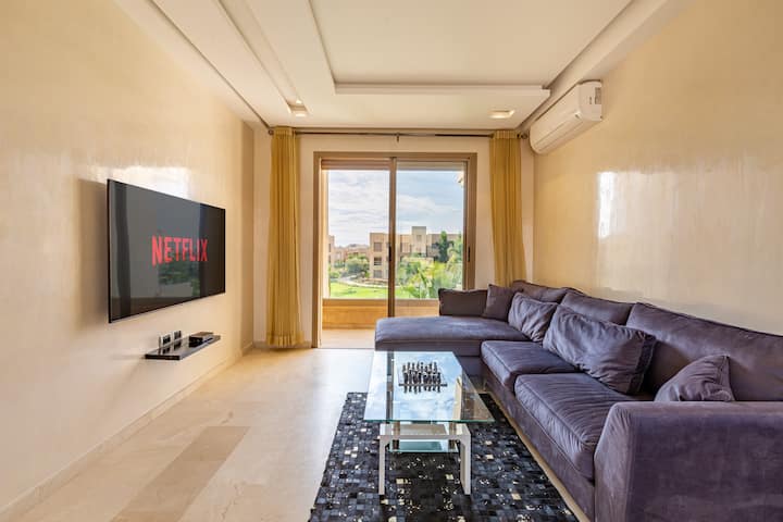 Cozy Apartment With Pool In Argan, 3 Bedrooms - Marrakesh