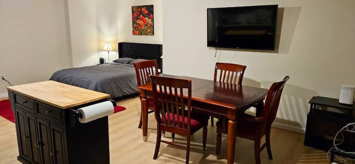 Spacious Light-field Studio With Workstation - Kensington, MD