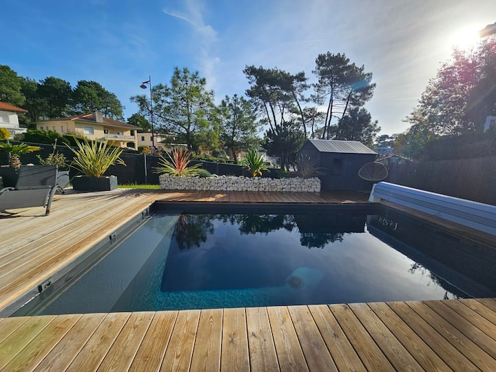 Maison Moderne Avec Piscine - Tarnos