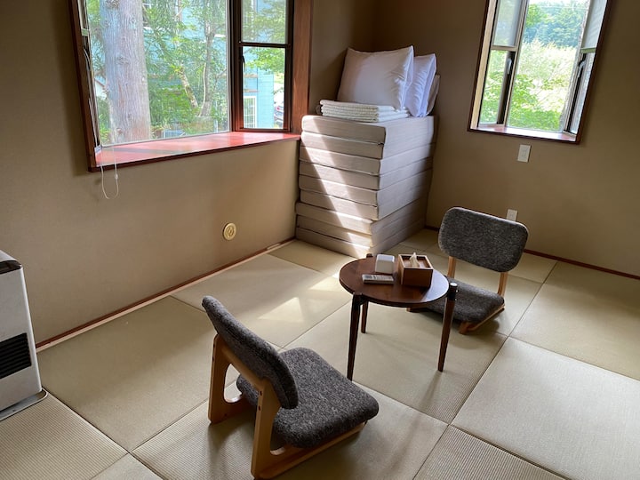 スタンダードツインソファベッド付き_202　自然に囲まれた癒しの空間で素敵な時間を。 - Nagano