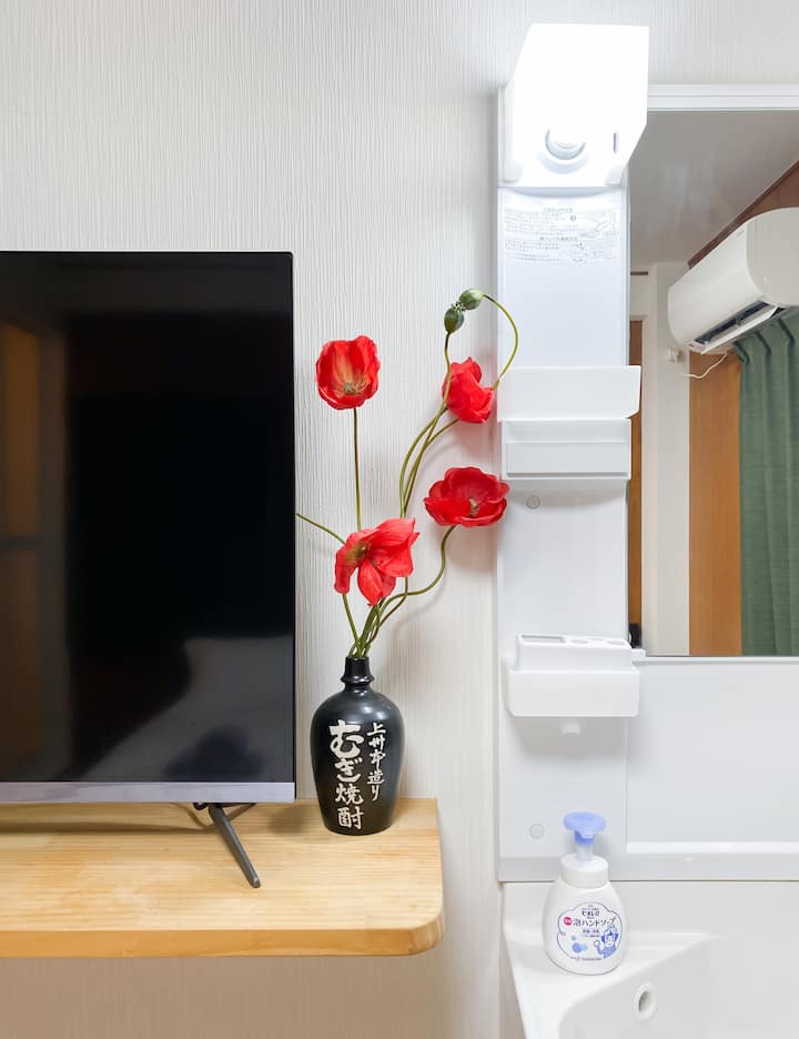 【浅草の花-401】2单人床/电视/wifi/微波炉/近浅草寺/银座线 筑波快线 浅草线/机场直达 - Akihabara