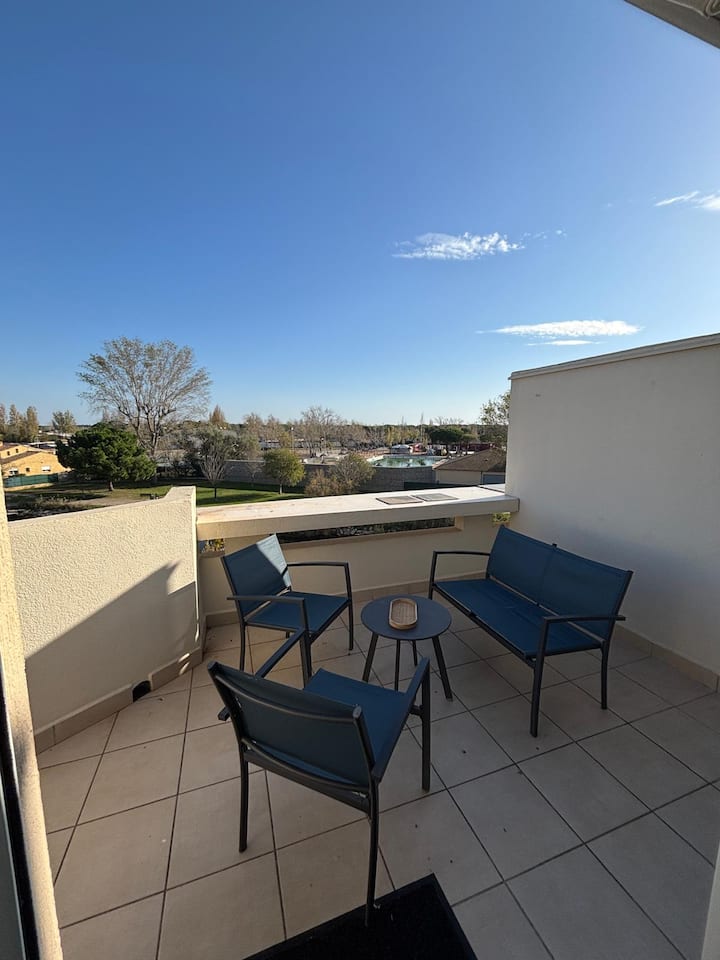 Appartement Vue Lac Salonique - Port Camargue