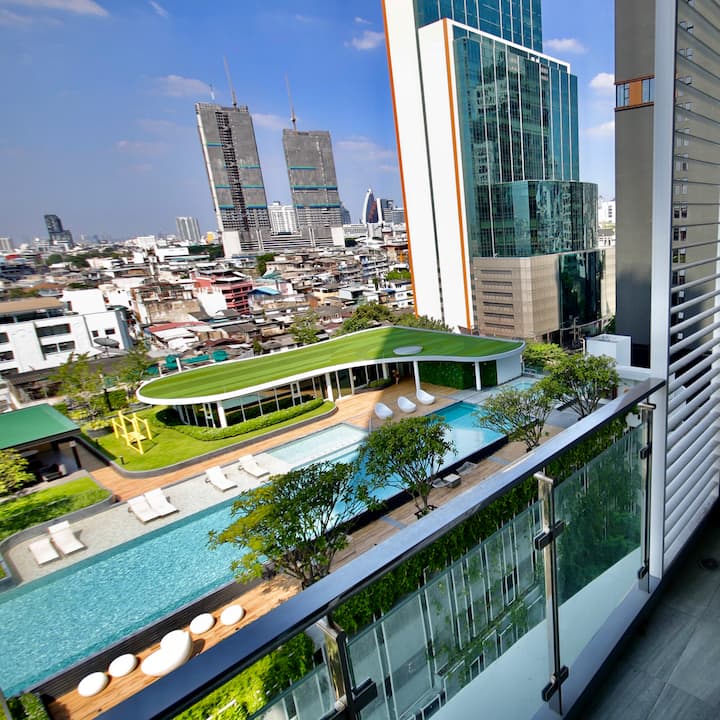 Cosy Flat In Bang Rak#samyan Mitrtown#sam Yan Mrt# - Bangkok