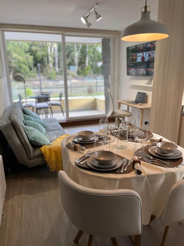 Appartement Premium Avec Tv 50", Wi-fi & Bureau - Pucón