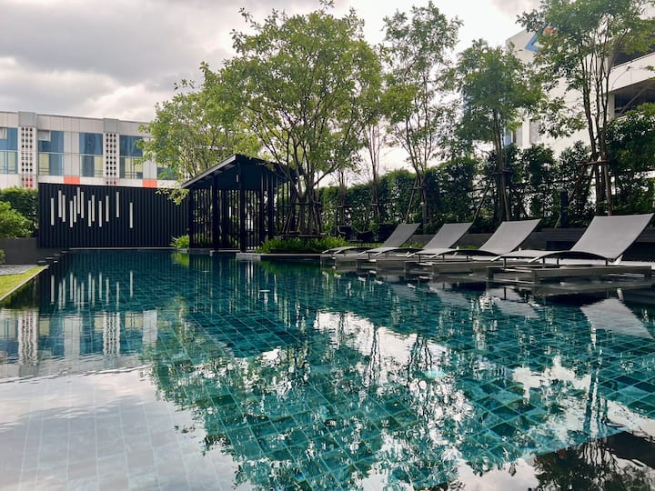 Cozy Modern Place With Great Location 6 Min To Mrt - Bangkok