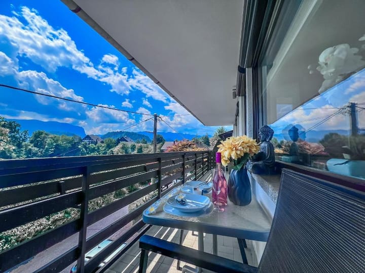 Bled Vista Apt 2 | Private Balcony | Free Parking - Bled